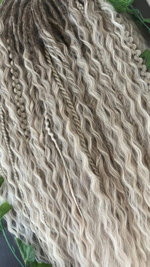 Set “Smoke” Curls Dreads – wowdreads